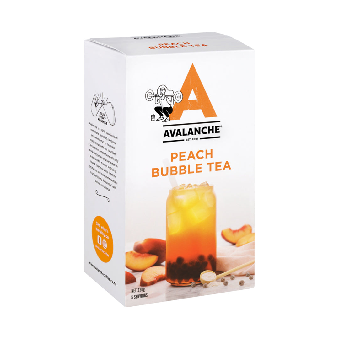 Peach Bubble Tea – Avalanche Coffee