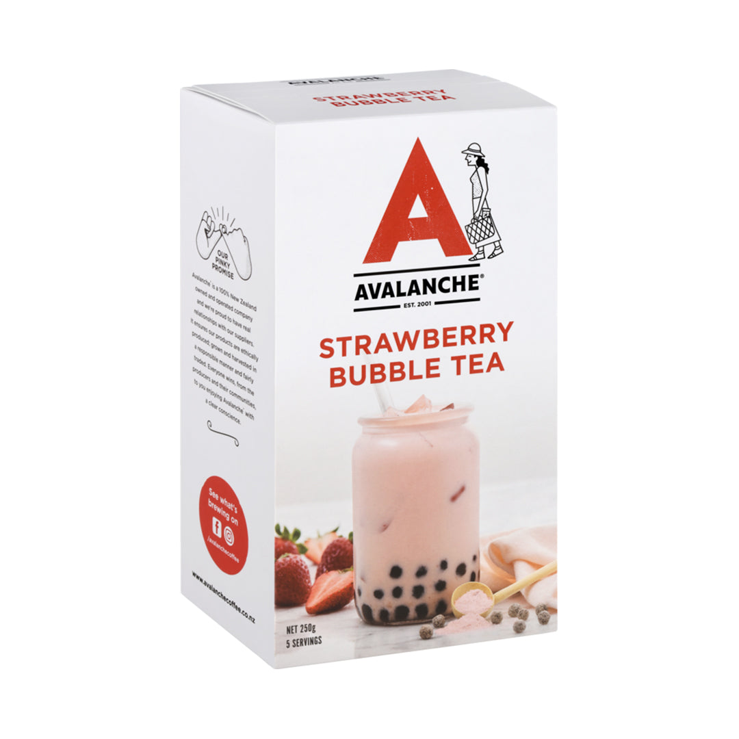 Strawberry Bubble Tea – Avalanche Coffee